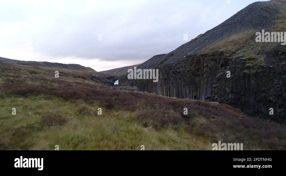 Studlagil basalt canyon in iceland Stock Videos & Footage - HD and 4K ...