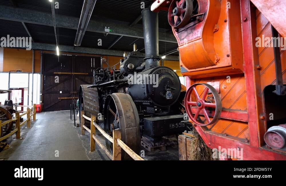 Historical Traction Engine by John Fowler, on display at Museum of ...