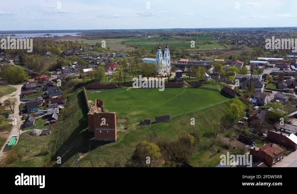 A medieval castle and roman catholic cathedral Stock Videos & Footage ...