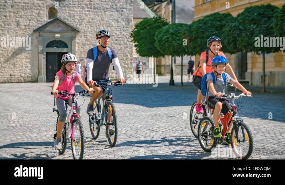 Family and children cycling Stock Videos & Footage - HD and 4K Video ...