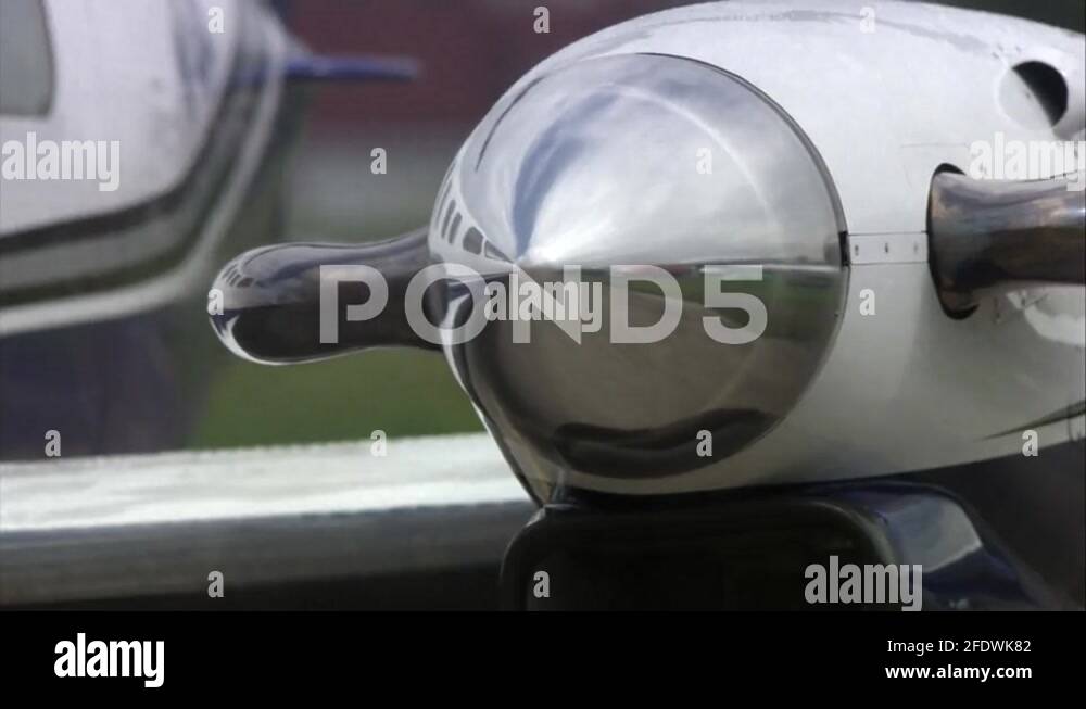 Rare close up view of jet Aircraft engine rotating seen from the middle ...