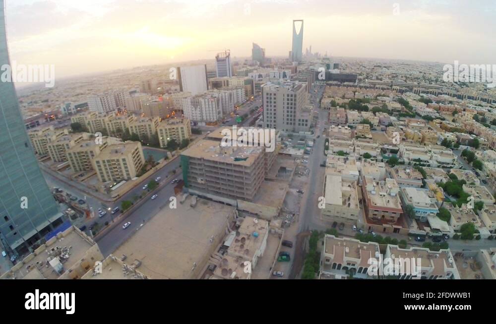 Riyadh, Saudi Arabia Drone view Stock Video Footage - Alamy