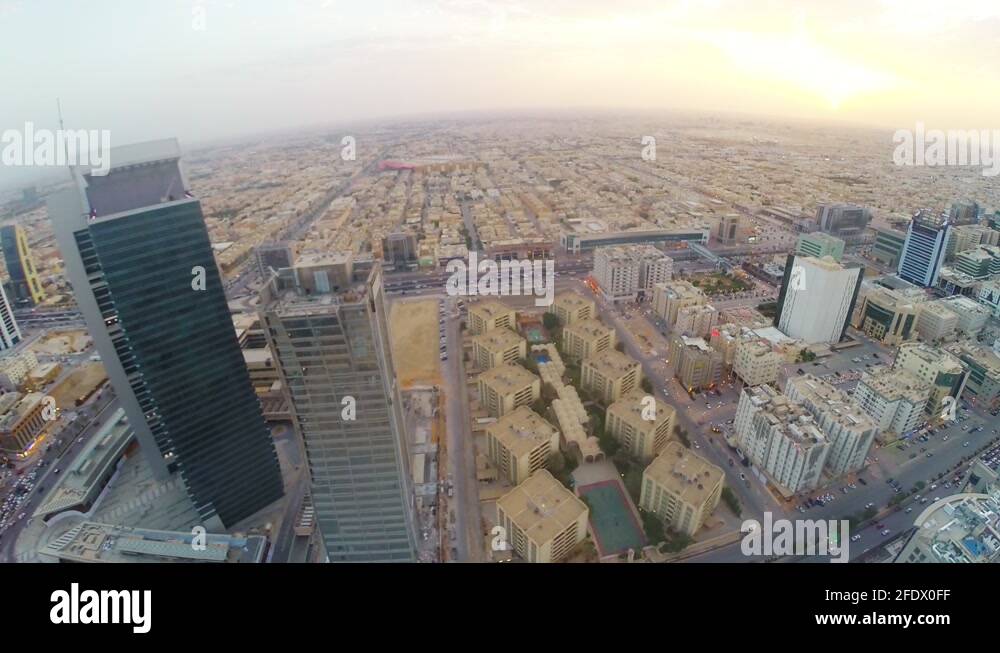 Riyadh, Saudi Arabia Drone view Stock Video Footage - Alamy