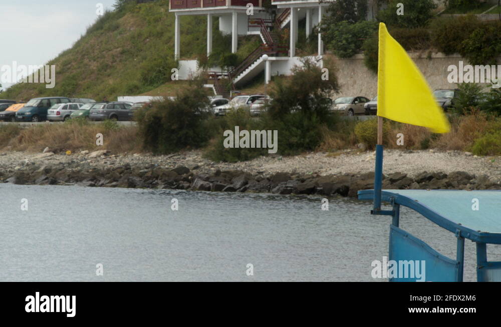 Yellow warning pole Stock Videos & Footage - HD and 4K Video Clips - Alamy