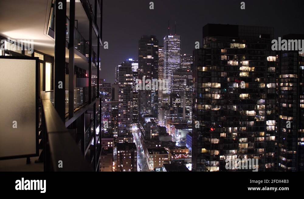 Toronto buildings downtown night Stock Videos & Footage - HD and 4K ...