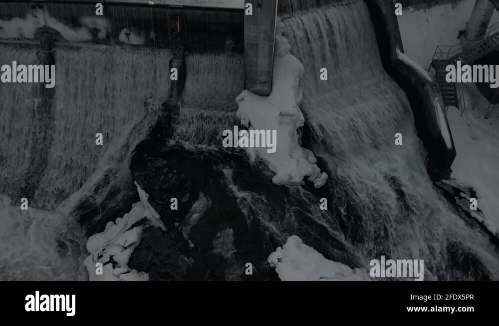 Winter river dam aerial Stock Videos & Footage - HD and 4K Video Clips ...
