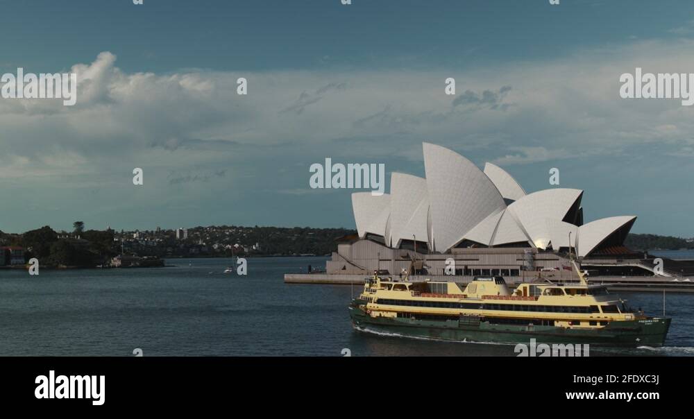 Boat approaching opera house Stock Videos & Footage - HD and 4K Video ...