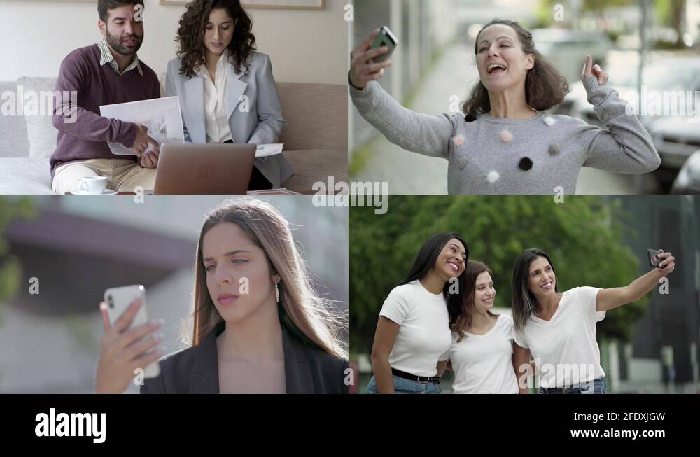 Using laptop and smartphones Stock Videos & Footage - HD and 4K Video ...