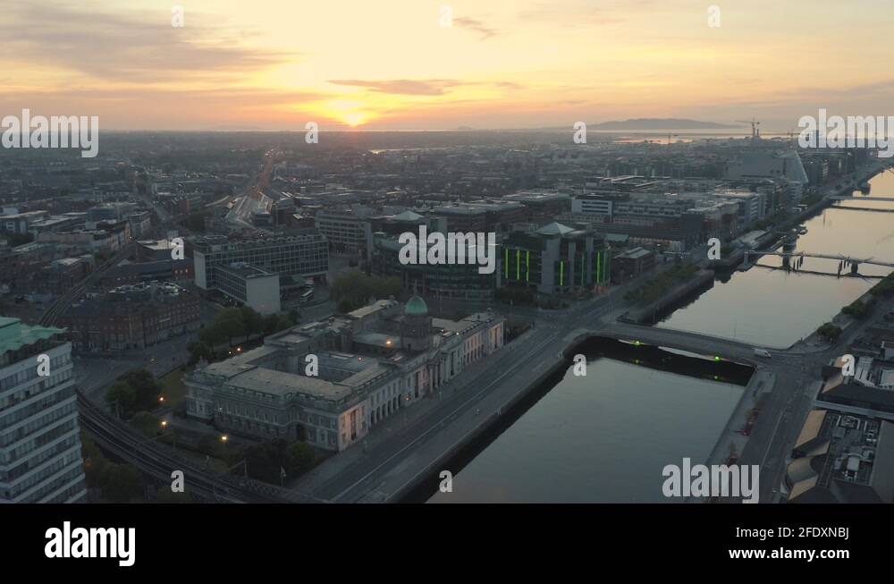 Dublin sunrise aerial Stock Videos & Footage - HD and 4K Video Clips ...