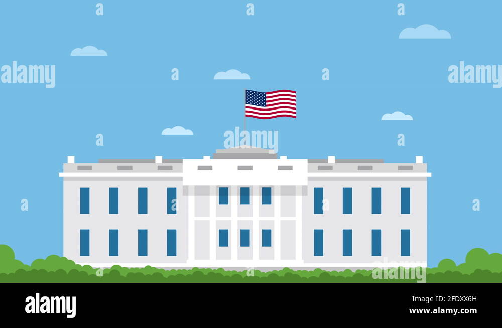Us white house cartoon Stock Videos & Footage - HD and 4K Video Clips ...