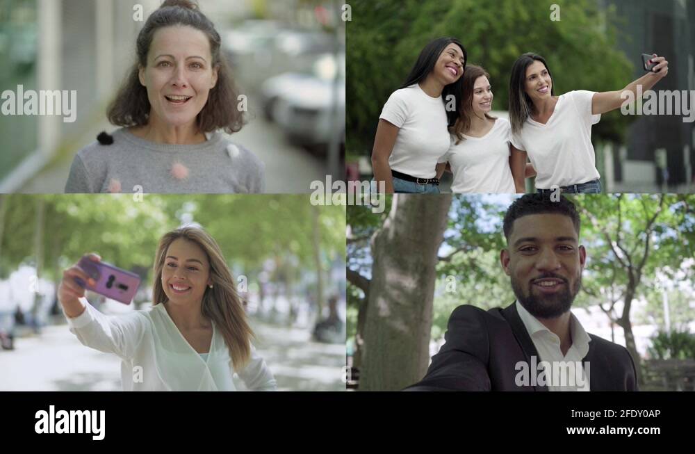 Portraits friends outside group people Stock Videos & Footage - HD and ...