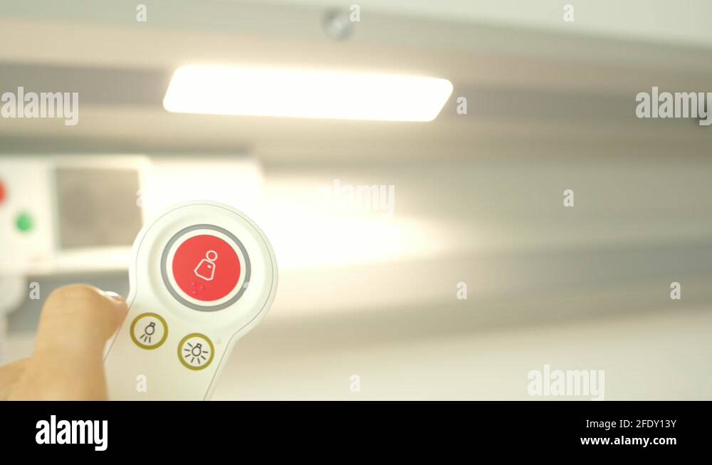 using hospital bed control panel pilot remote controller switch on turn ...