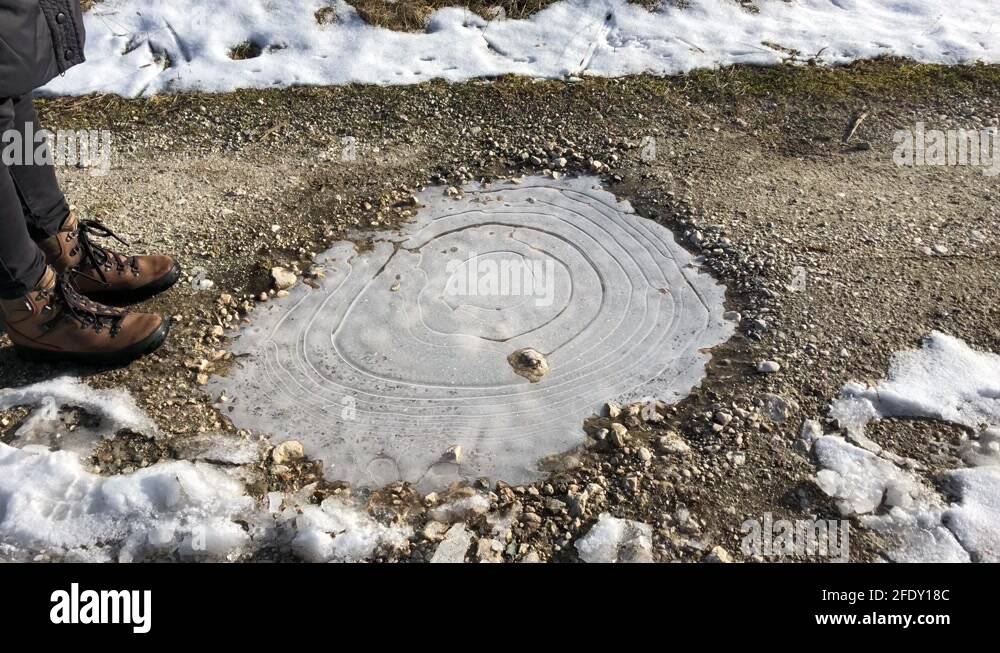 Icy puddle Stock Videos & Footage - HD and 4K Video Clips - Alamy