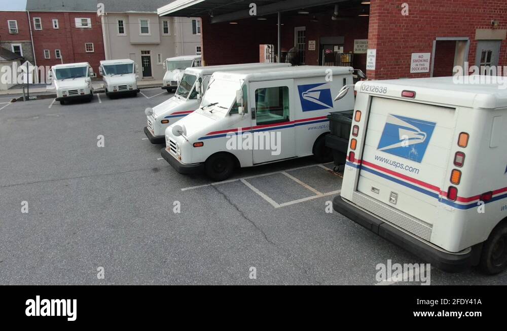 Post Office Delivery Vehicle Stock Videos Footage HD And 4K Video