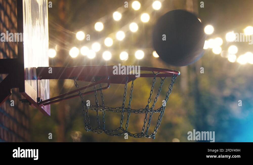 Outdoor basketball hoop on playground Stock Videos & Footage - HD and ...