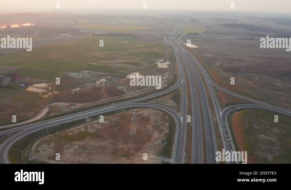 Four lane highway in circle Stock Videos & Footage - HD and 4K Video ...