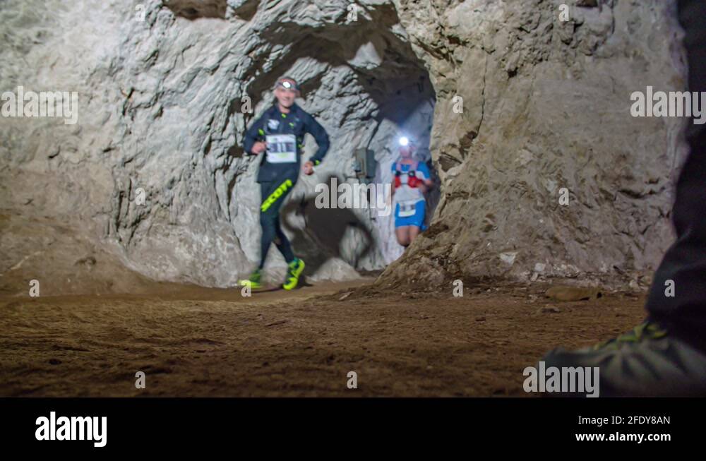 An underground cave tunnel Stock Videos & Footage - HD and 4K Video ...