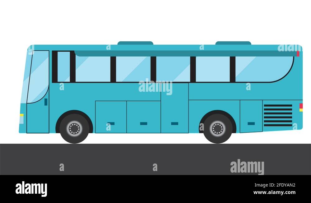 Cartoon shuttle bus Stock Videos & Footage - HD and 4K Video Clips - Alamy