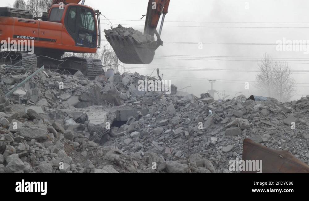 Demolition construction site Stock Videos & Footage - HD and 4K Video ...