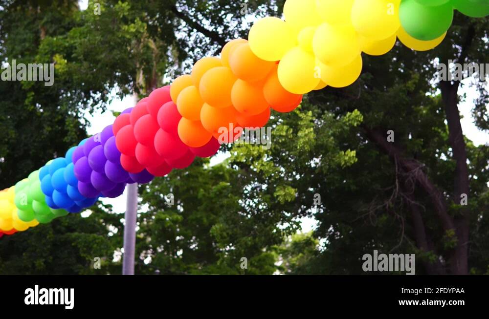 Rainbow arch parade float Stock Videos & Footage - HD and 4K Video ...