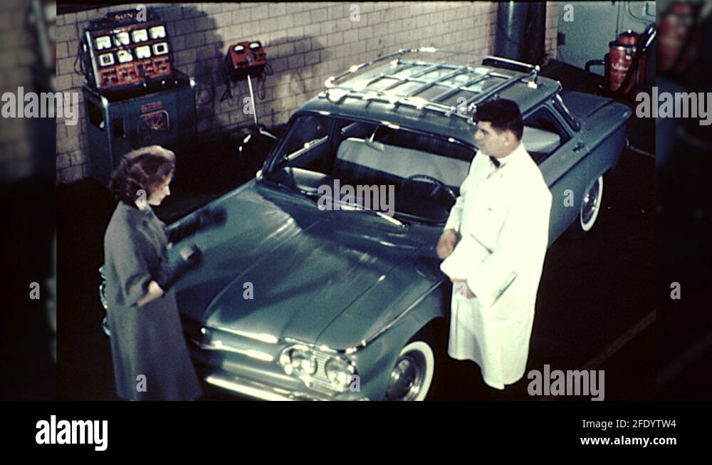 1960s Woman Can't Find Engine Mechanic Auto Repair Sexist Vintage Film ...