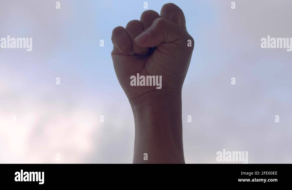 Red clenched fist illustration Stock Videos & Footage - HD and 4K Video ...
