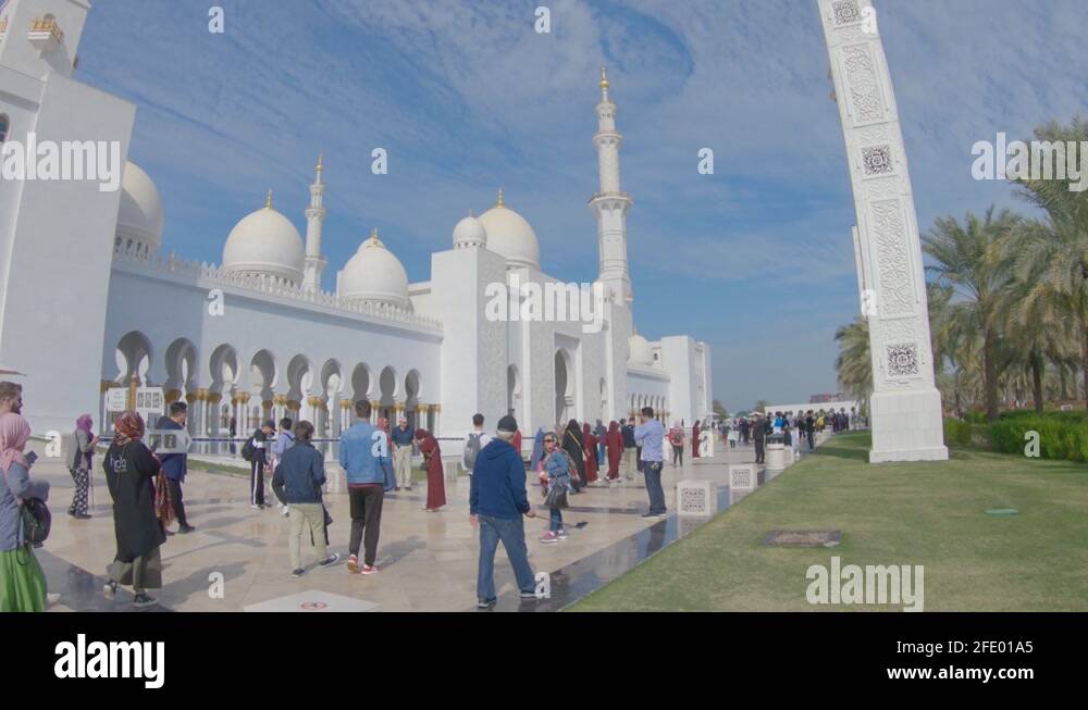 Tourist visiting sheikh zayed Stock Videos & Footage - HD and 4K Video ...