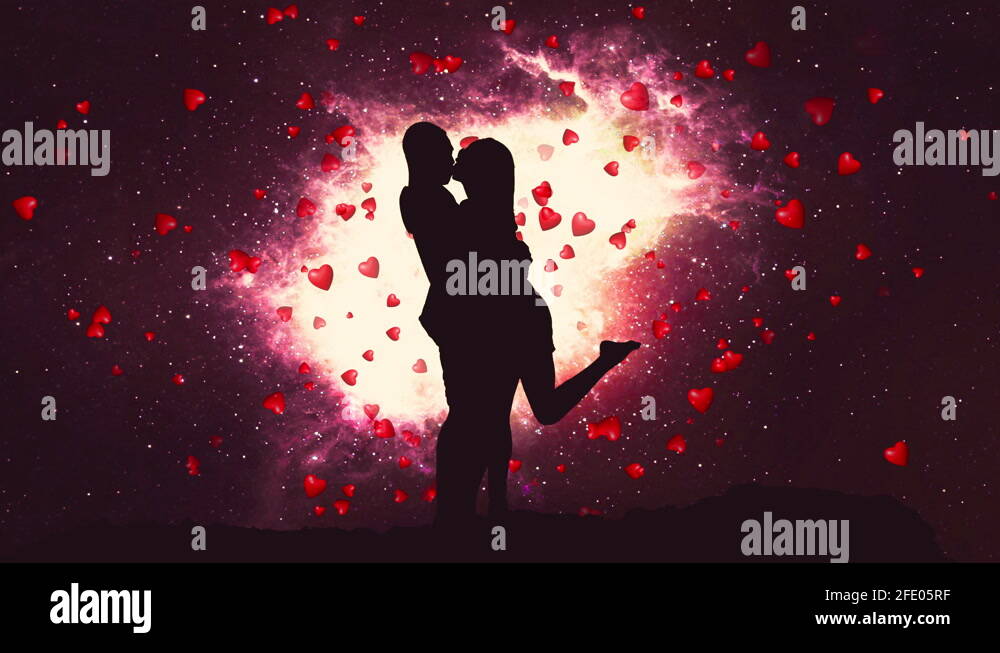 Cute couple kissing in silhouette Stock Videos & Footage - HD and 4K ...
