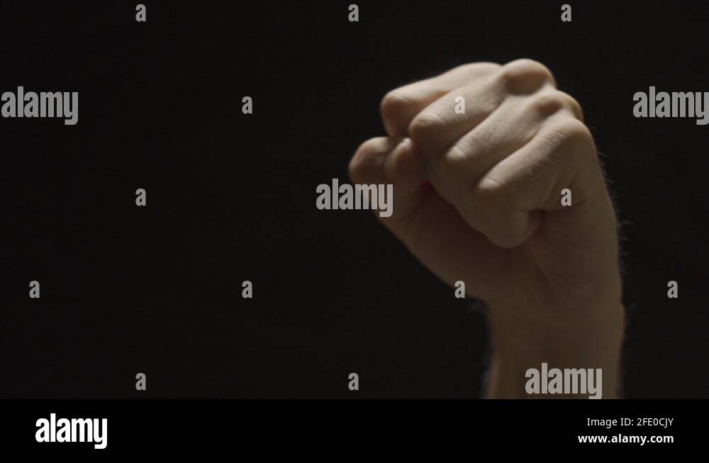 Fist fight icon clenched fist Stock Videos & Footage - HD and 4K Video ...