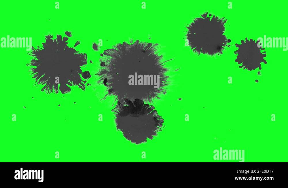 animated ink, green screen for background Stock Video Footage - Alamy
