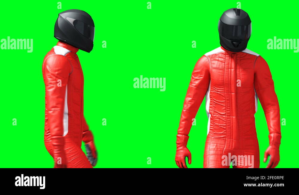 Racer car animation. Phisical motion blur. Realistic green screen 4k ...