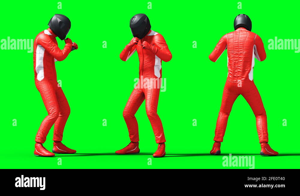 Racer car animation. Phisical motion blur. Realistic green screen 4k ...