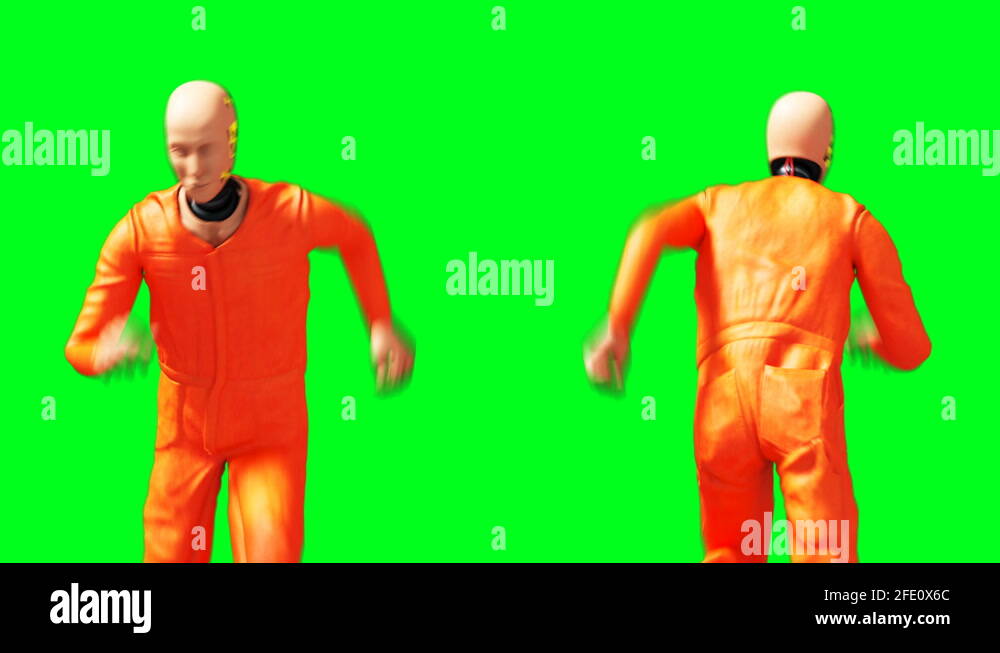 dummy animation. Test drive. Phisical motion blur. Realistic 4k ...