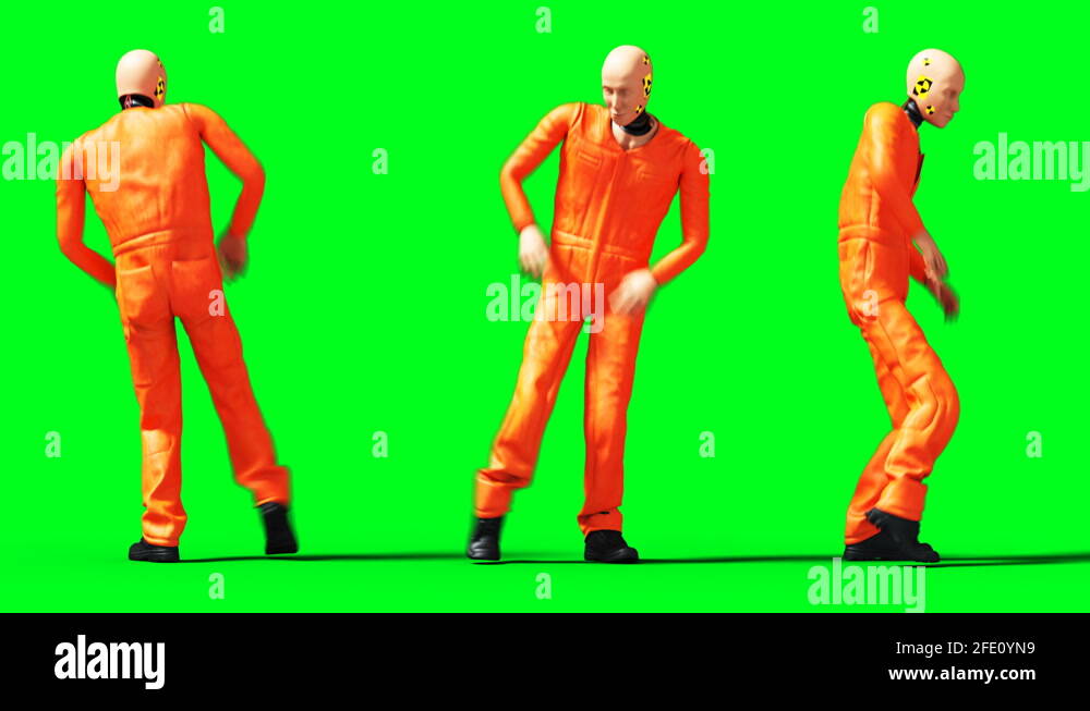 dummy animation. Test drive. Phisical motion blur. Realistic 4k ...