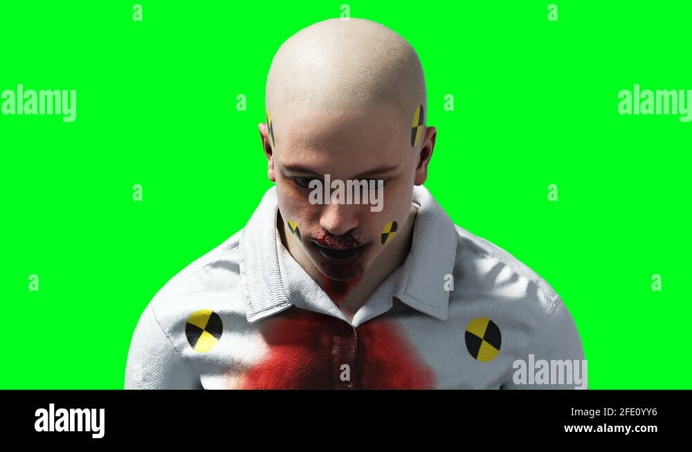 People dummy animation. Test drive. Realistic 4k animation Stock Video ...