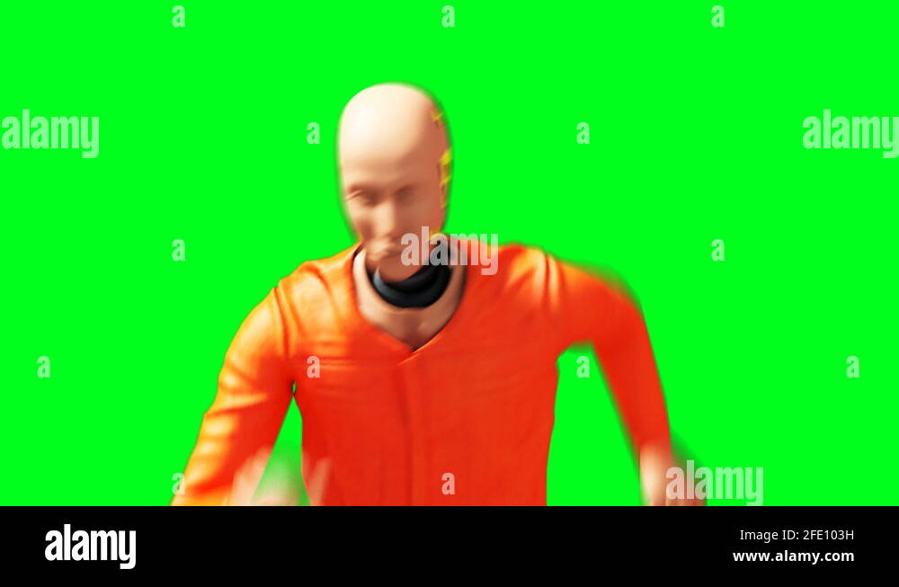 dummy animation. Test drive. Phisical motion blur. Realistic 4k ...