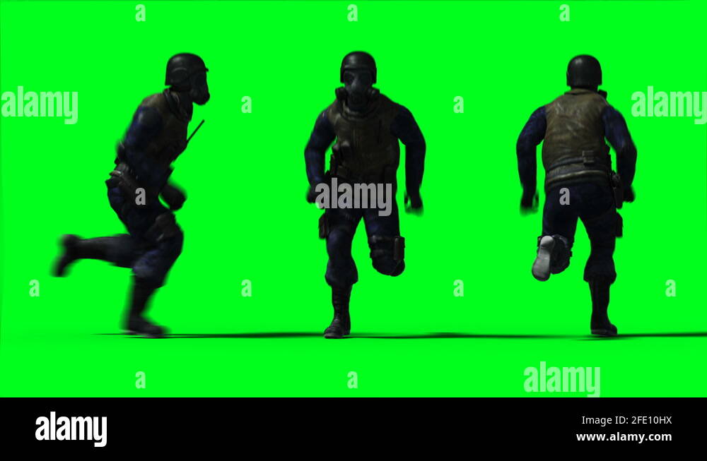 Military soldier animation. Phisical, motion, blur. Realistic 4k ...