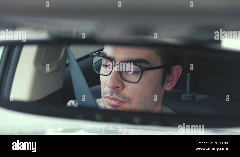 Man driving car with rear mirror Stock Videos & Footage - HD and 4K ...