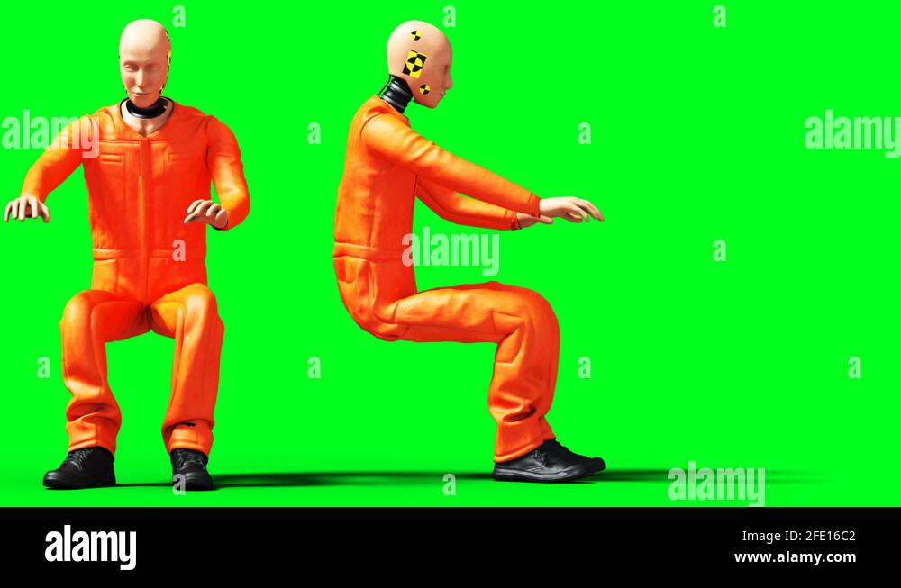 dummy animation. Test drive. Phisical motion blur. Realistic 4k ...