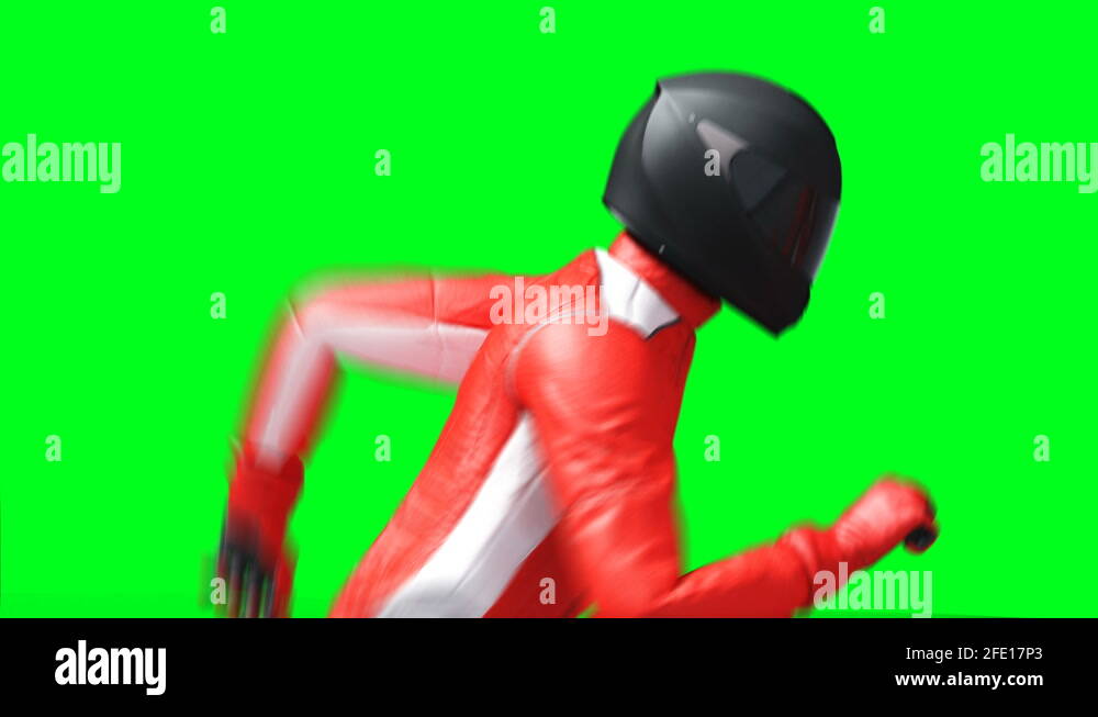 Racer car animation. Phisical motion blur. Realistic green screen 4k ...