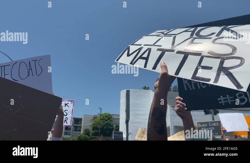 Black lives matter signs Stock Videos & Footage - HD and 4K Video Clips ...