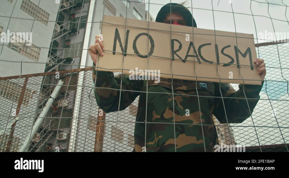 Black man holding placard protest Stock Videos & Footage - HD and 4K ...