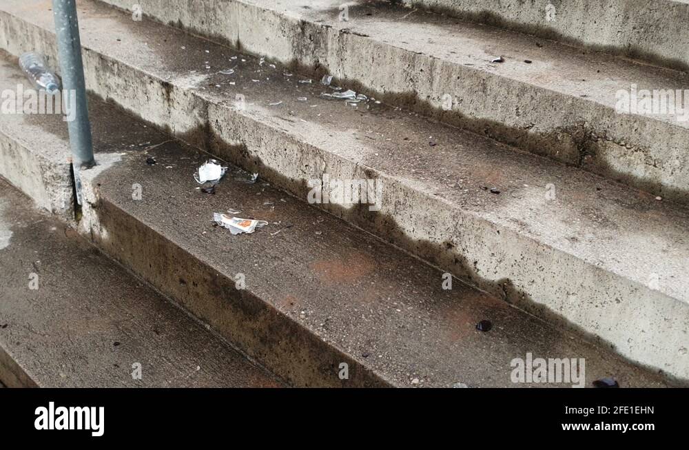 Litter on stairs Stock Videos & Footage - HD and 4K Video Clips - Alamy