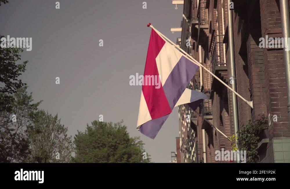 Waving Dutch Flag / Wapperende Nederlandse vlag Stock Video Footage - Alamy