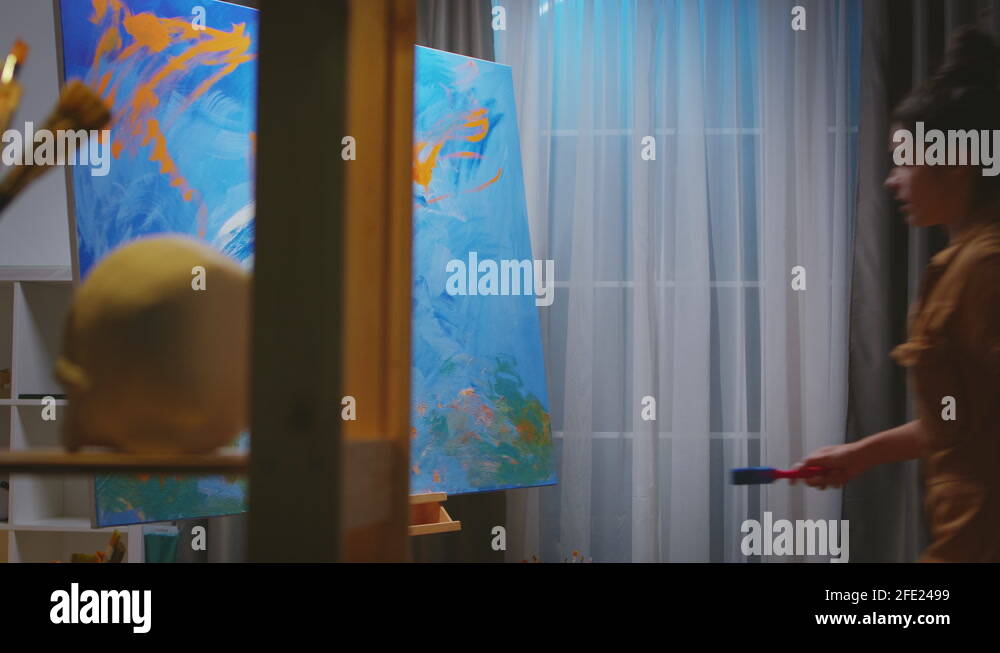 Female painter Stock Videos & Footage - HD and 4K Video Clips - Alamy