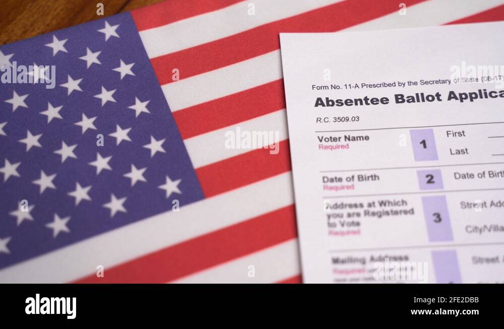 Absentee ballot form Stock Videos & Footage - HD and 4K Video Clips - Alamy