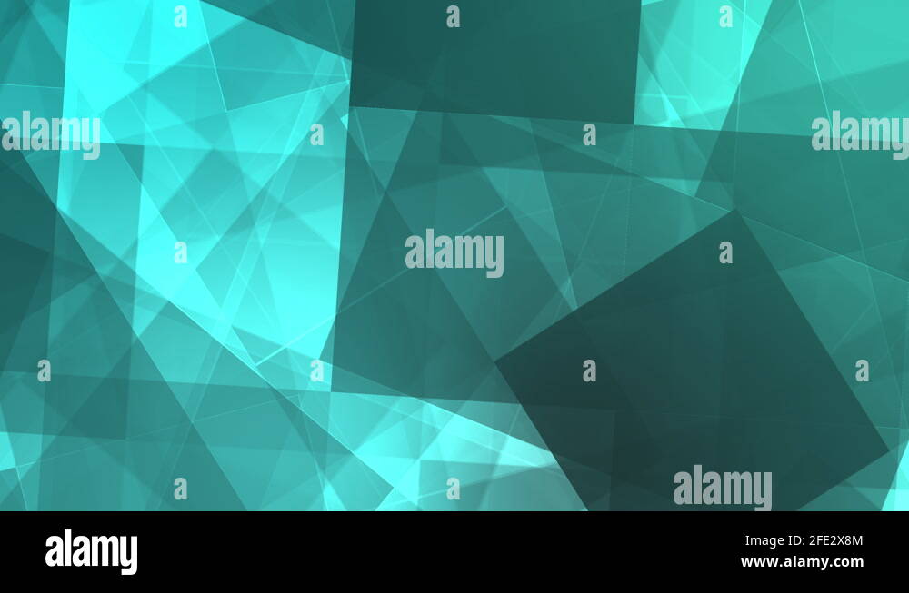 Geometric seamless motion graphic, Teal color background 4K animation ...