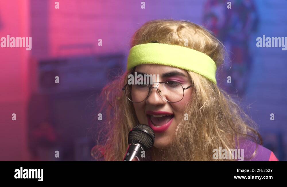 Girl singer vintage mic Stock Videos & Footage - HD and 4K Video Clips ...