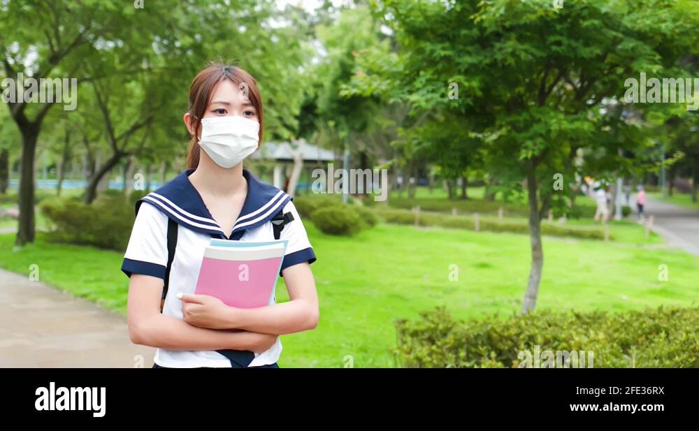 High school student wear face mask Stock Videos & Footage - HD and 4K ...