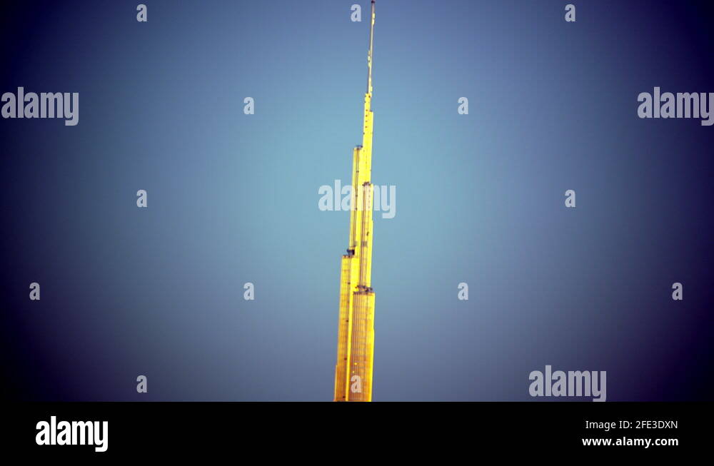 Burj Khalifa Helicopter view in the beautiful city of Dubai UAE's ...